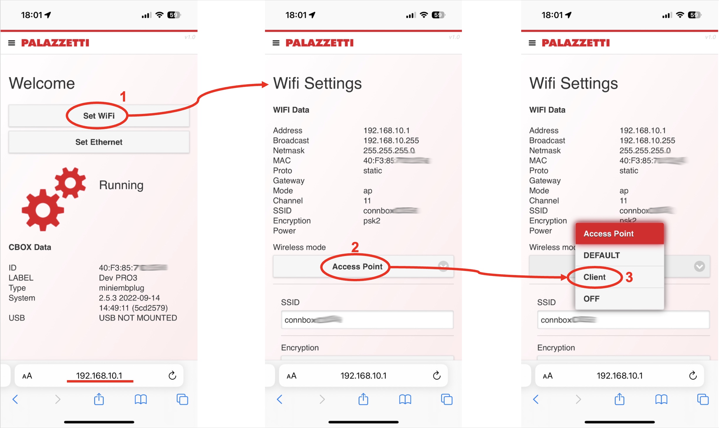 Come configurare la CBox dopo cambio di operatore o rete WiFi